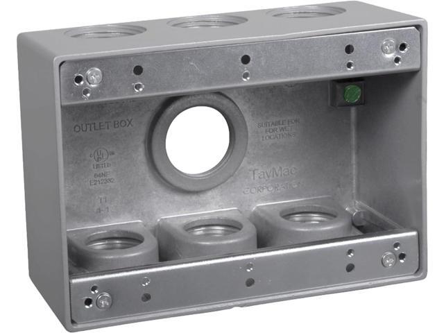 Click here for TayMac TB7100S Electrical Box 3-Gang Die Cast  Alu... prices