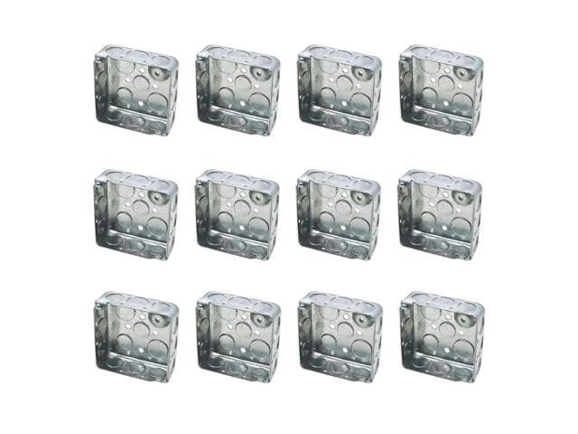 Click here for 12 Pack 4 Square Electrical Box  1-1/2 Deep Metal... prices