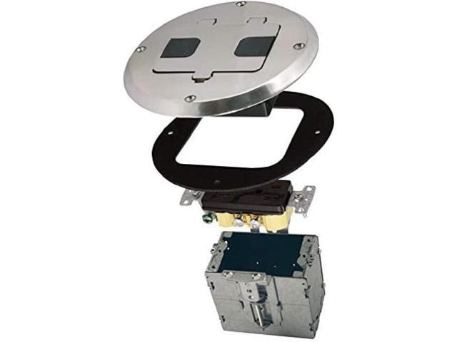 Click here for RACO 6239NI Floor Kit with Recessed Duplex 15A TR... prices