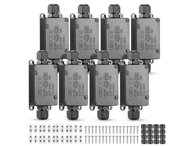 Click here for Junction Box - 8 Pack IP65 Waterproof 2 Way PG9 El... prices