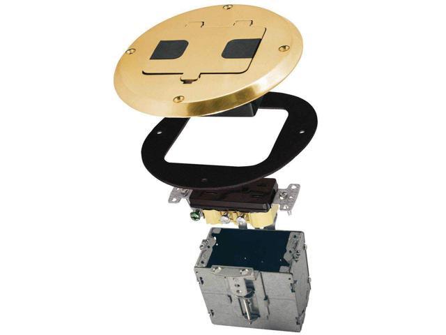 Click here for RACO 6239BP Floor Kit with Recessed Duplex 15A TR... prices