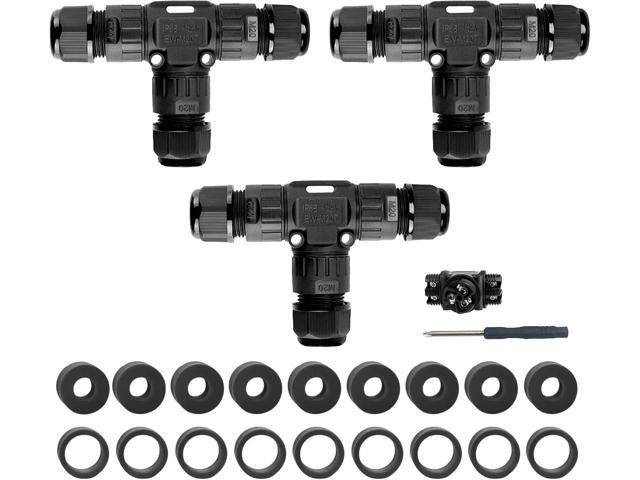Click here for Waterproof Cable Connectors 3 Way IP68 Waterproof... prices