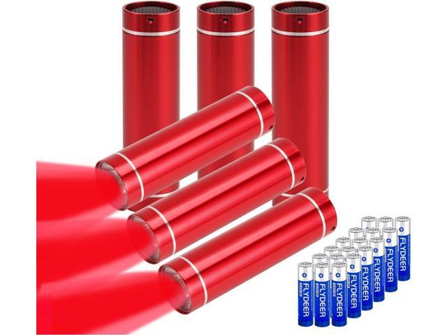 Click here for KunHe 6 Pack Red Light Mini LED Flashlight Small F... prices