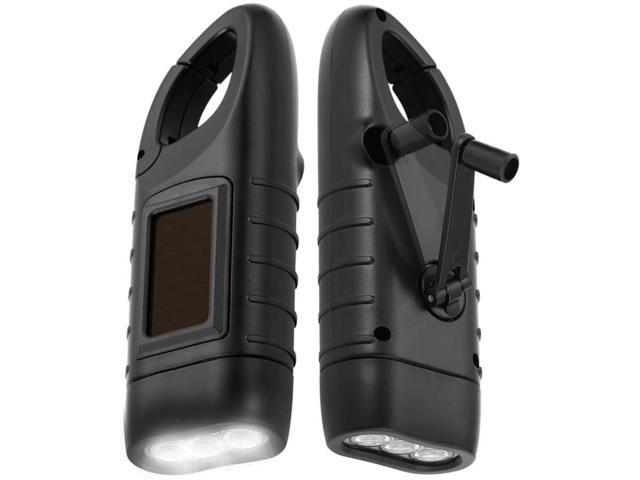 Click here for Simpeak 2-Pack Hand Crank Solar Powered Flashlight... prices