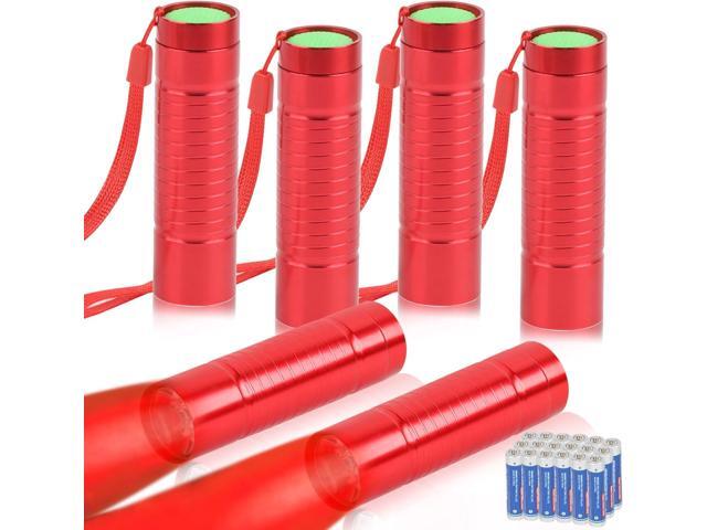 Click here for 6 Pack Red Light LED Flashlight Mini  Red Flashlig... prices