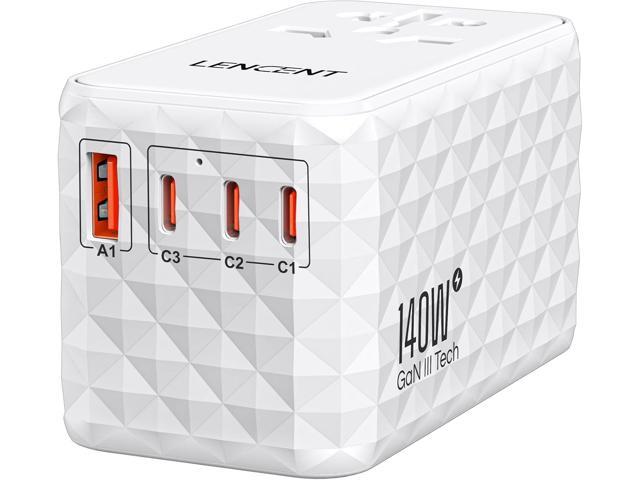 Click here for LENCENT 140W International Travel Adapter  GaN Uni... prices
