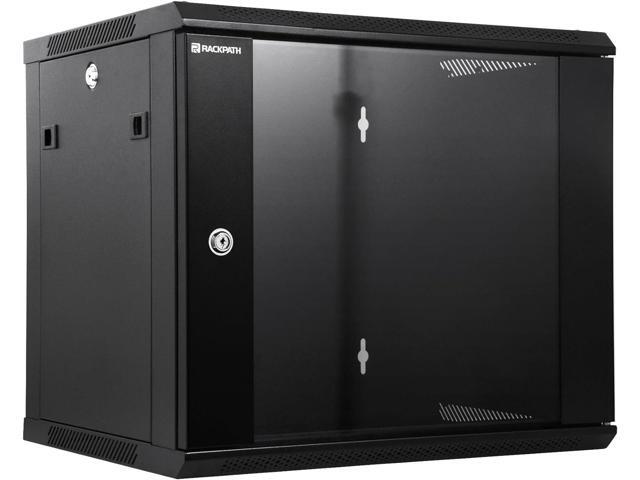 Click here for RackPath 9U Wall Mount Network Rack Cabinet Quiet... prices