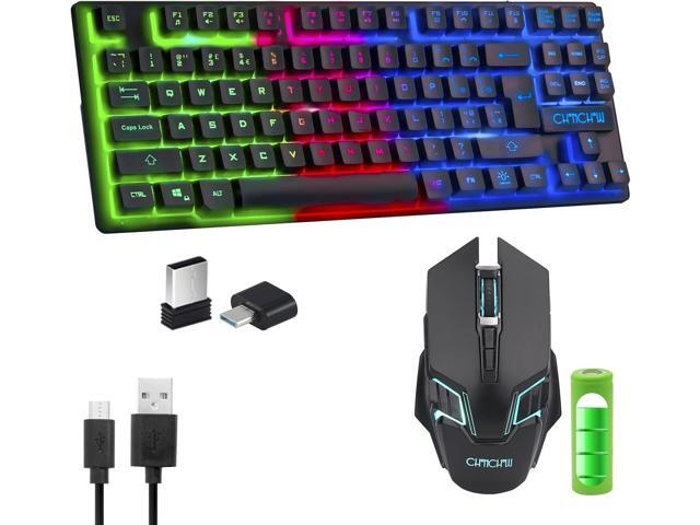 Click here for Gaming Wireless TKL Keyboard Mouse Combo Rechargea... prices
