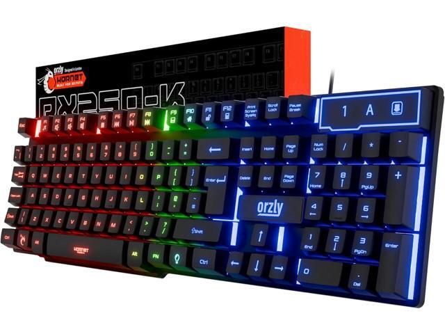Click here for Orzly Gaming Keyboard RGB USB Wired Rainbow Keyboa... prices