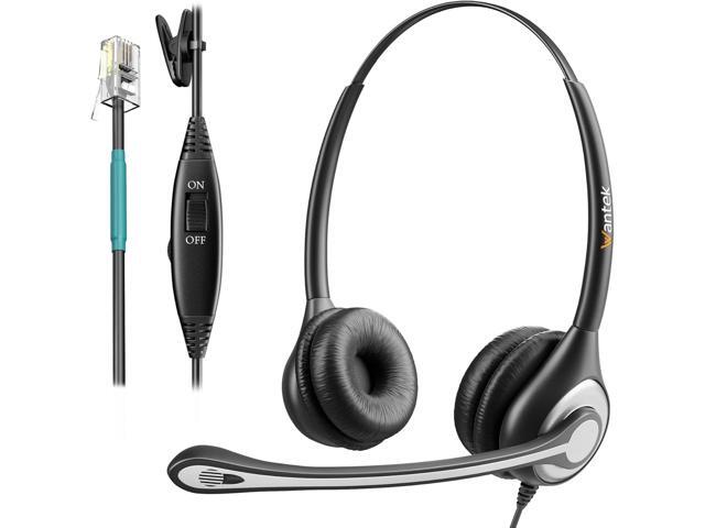 Click here for Wantek Corded Telephone Headset Dual w/Noise Cance... prices