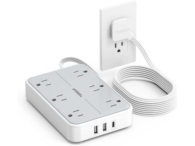 Click here for TESSAN Flat Extension Cord 10 FT with Flat Plug Po... prices