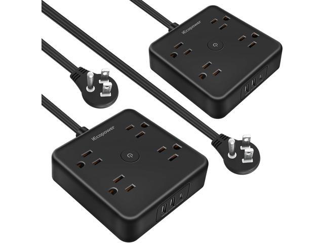 Click here for 2 Pack Ultra Flat Plug Power Strip Power Strips wi... prices