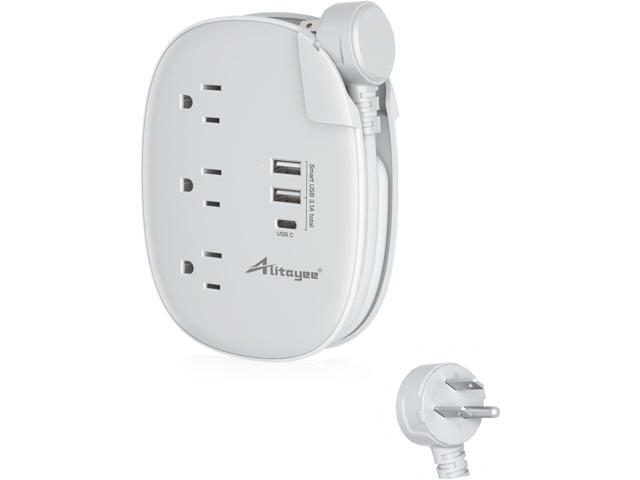 Click here for Alitayee USB C Portable Travel Power Strip with 3... prices