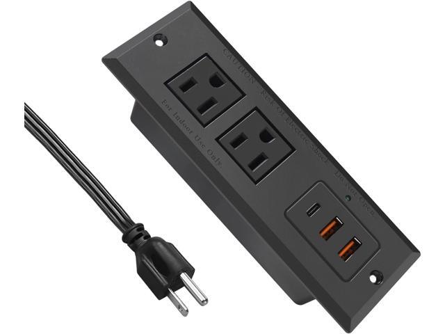 Click here for 20W Recessed Power Strip USB C Fast Charge Desk Po... prices