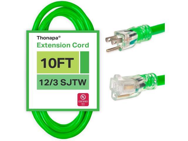 Click here for 12 Gauge Extension Cord 10 ft for Outdoor - 12/3 H... prices