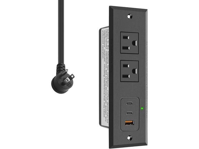 Click here for CCCEI Recessed Power Strip with 45W USB-C Ports  F... prices
