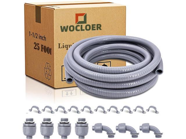 Click here for 1-1/2 inch 25 Foot Liquid-Tight Conduit Kit  Flexi... prices