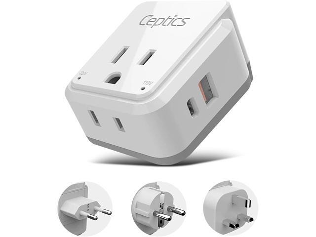 Click here for Ceptics European Plug Travel Adapter Set  20W PD &... prices