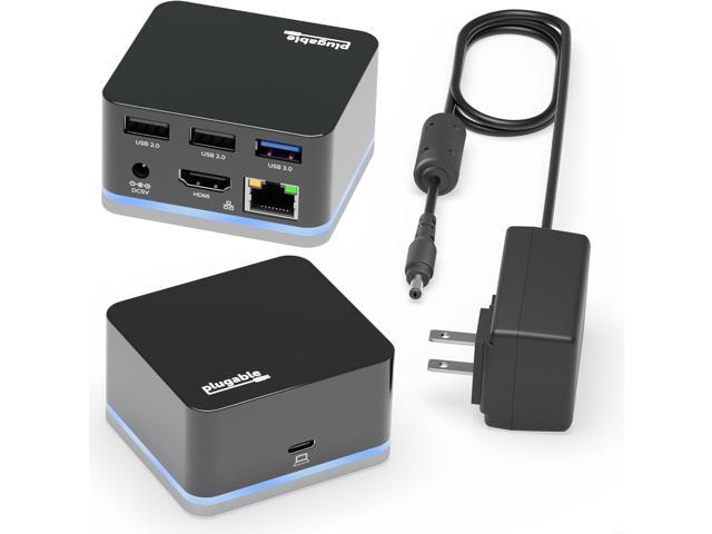 Click here for Plugable USB-C Wired Cube Mini Docking Station - C... prices