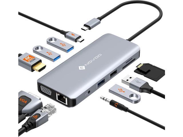 Click here for NOVOO USB C Hub  11-in-1 Docking Station USB C Mul... prices