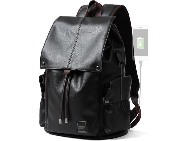 Click here for Laptop Travel Backpack For Men Vintage PU Leather... prices