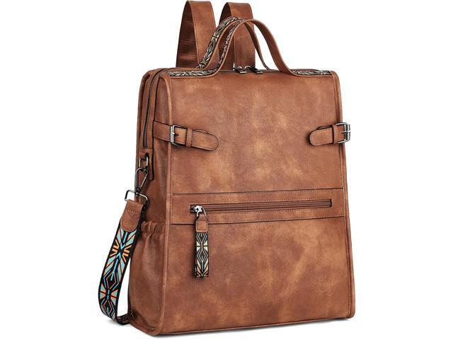 Click here for FADEON Leather Laptop Backpack for Women  Designer... prices