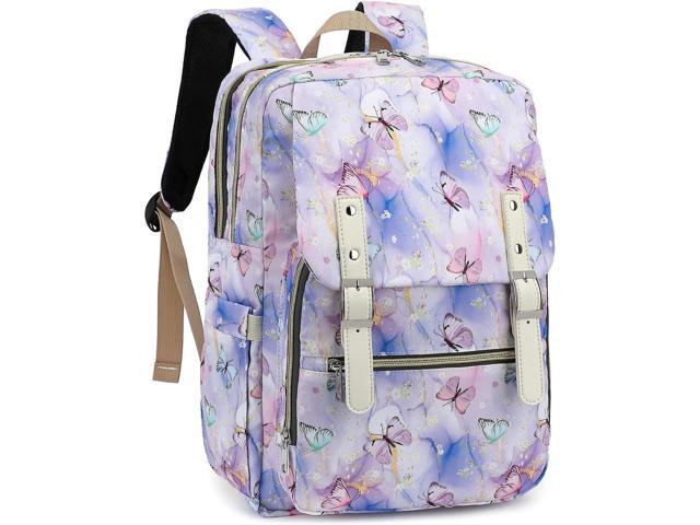 Click here for Fuyicat Marble Butterfly Laptop Backpack for Women... prices