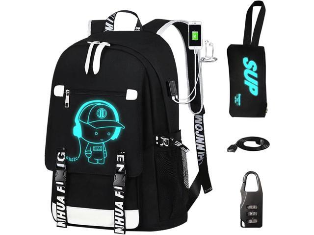 Click here for Luminous Pattern Travel Laptop Backpack - Adjustab... prices