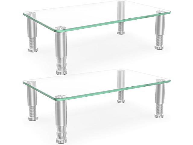 Click here for 2 Pack Computer Monitor Riser with Height Adjustab... prices