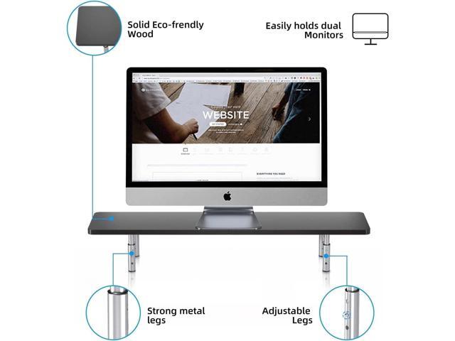 Click here for suptek Wooden Monitor Stand Riser for Computer  La... prices