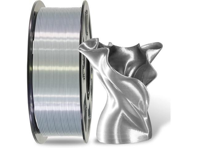 Click here for MIKA3D 1.75mm Silk Metallic Silver Shiny PLA 3D Pr... prices