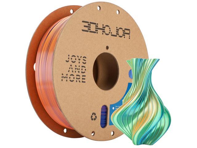 Click here for Silk PLA Filament 1.75mm Blue Orange Green Triple... prices