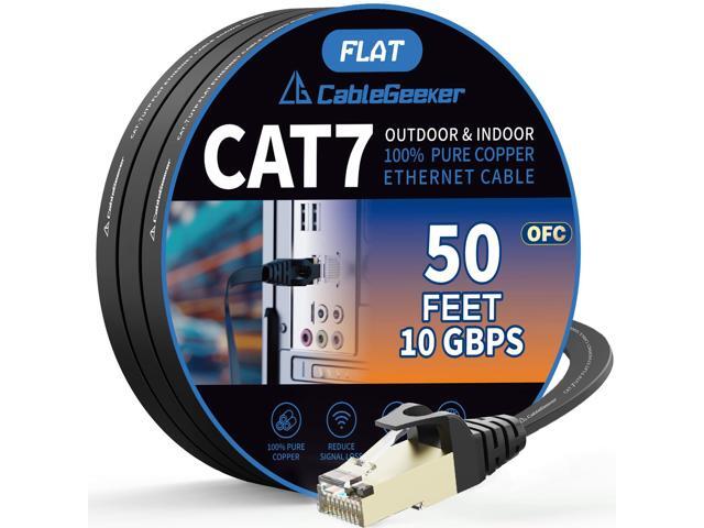 Click here for Cat 7 Shielded Ethernet Cable 50ft Black  Compatib... prices