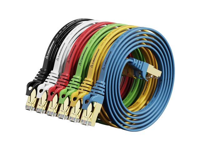 Click here for Cat 7 Shielded Patch Cable 3ft 6Pack 6Colors  Cat7... prices