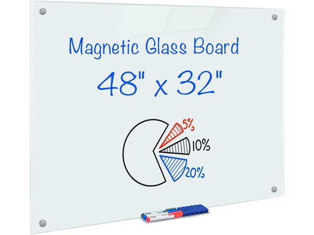 Click here for Magnetic Glass Whiteboard  48 x 32 Inch Frameless... prices