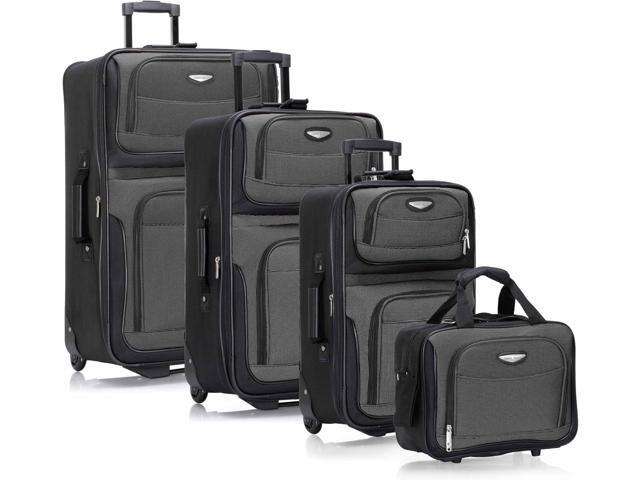 Click here for Travelers Choice Amsterdam 4-Piece Luggage Set  Gr... prices