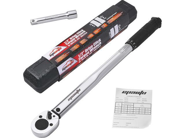 Click here for EPAuto 1/2-inch Drive Click Torque Wrench  10~150... prices
