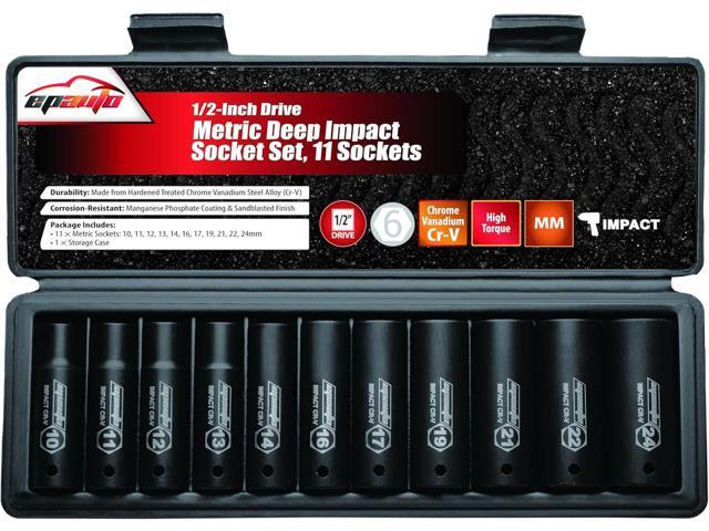 Click here for EPAuto 1/2-Inch Drive Metric Deep Impact Socket Se... prices