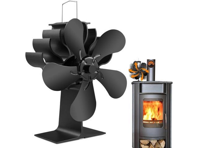 Click here for PYBBO Wood Stove Fan 5 Blades  Heat Powered Firepl... prices
