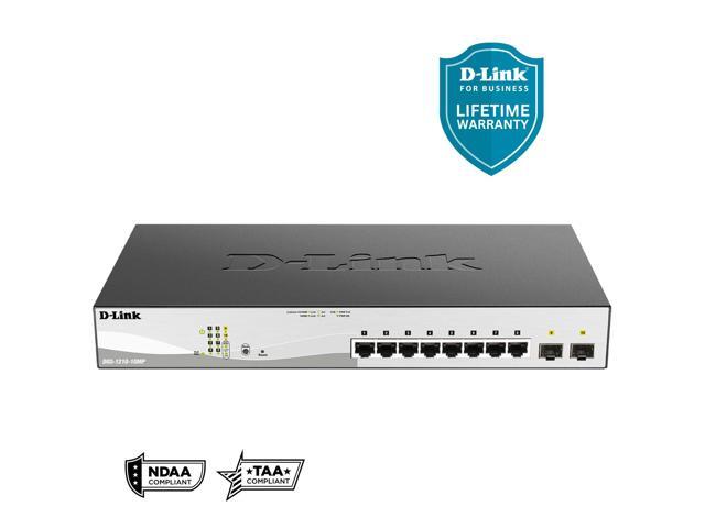 Click here for D-Link 10-Port Gigabit Smart Managed PoE+ Switch 8... prices