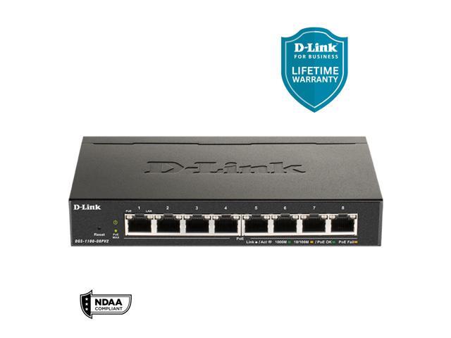 Click here for D-Link 8-Port Gigabit Smart Managed PoE+ Switch 8... prices