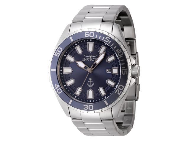 Click here for Invicta Ocean Voyage Stainless Steel Blue Dial Qua... prices