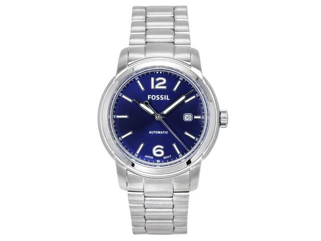 Click here for Fossil Heritage Stainless Steel Blue Dial Automati... prices