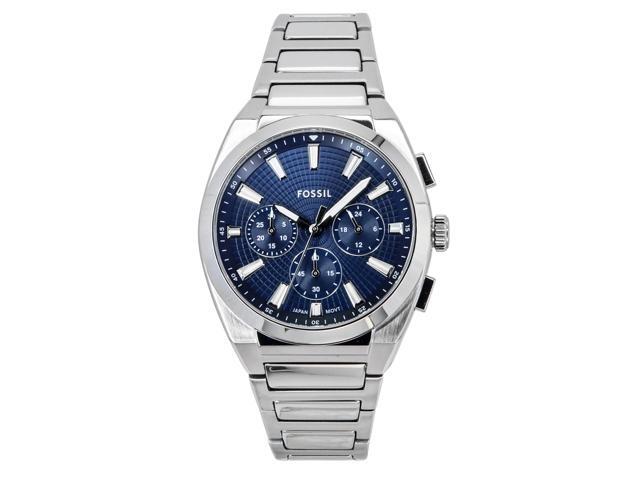 Click here for Fossil Everett Chronograph Stainless Steel Blue Di... prices