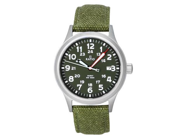 Click here for Ratio Quest Green Dial Quartz Casual 100M Lewis An... prices