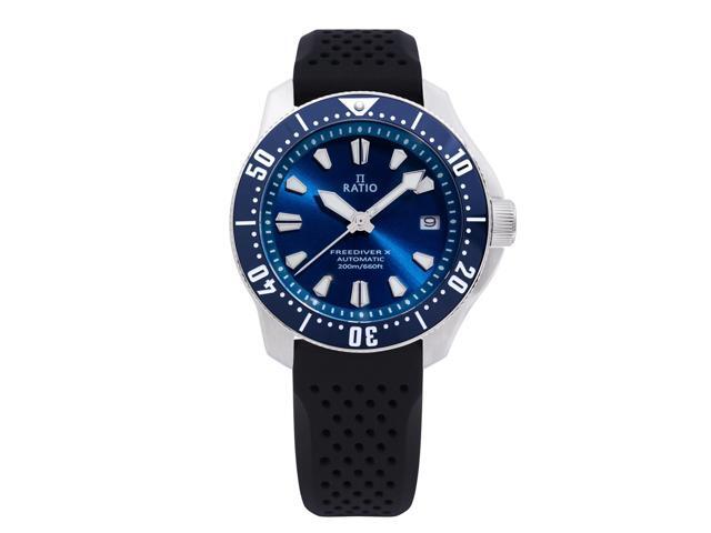 Click here for RATIO FreeDiver X Ocean Blue With Ceramic Inlay Au... prices