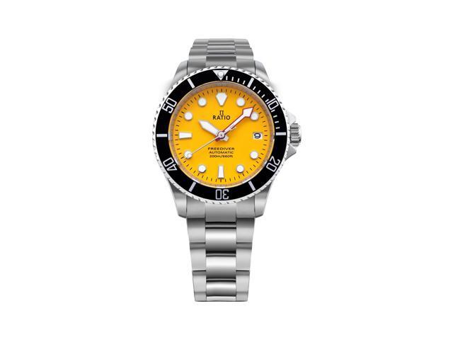 Click here for Ratio FreeDiver Yellow Dial Automatic Divers 200M... prices