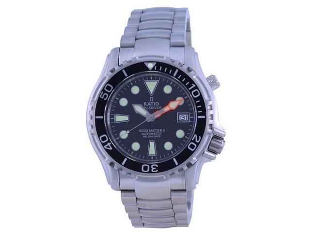 Click here for Ratio FreeDiver 1000M Black Dial Automatic 1066KE2... prices