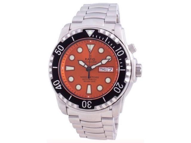 Click here for Ratio FreeDiver Helium-Safe 1000M Orange Dial Sapp... prices