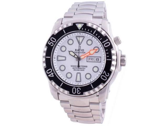 Click here for Ratio FreeDiver Helium-Safe 1000M White Dial Sapph... prices